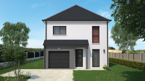 Modèle BOUSSAY : Maison à étage 3 chambres avec un garage - Logis de Vendée