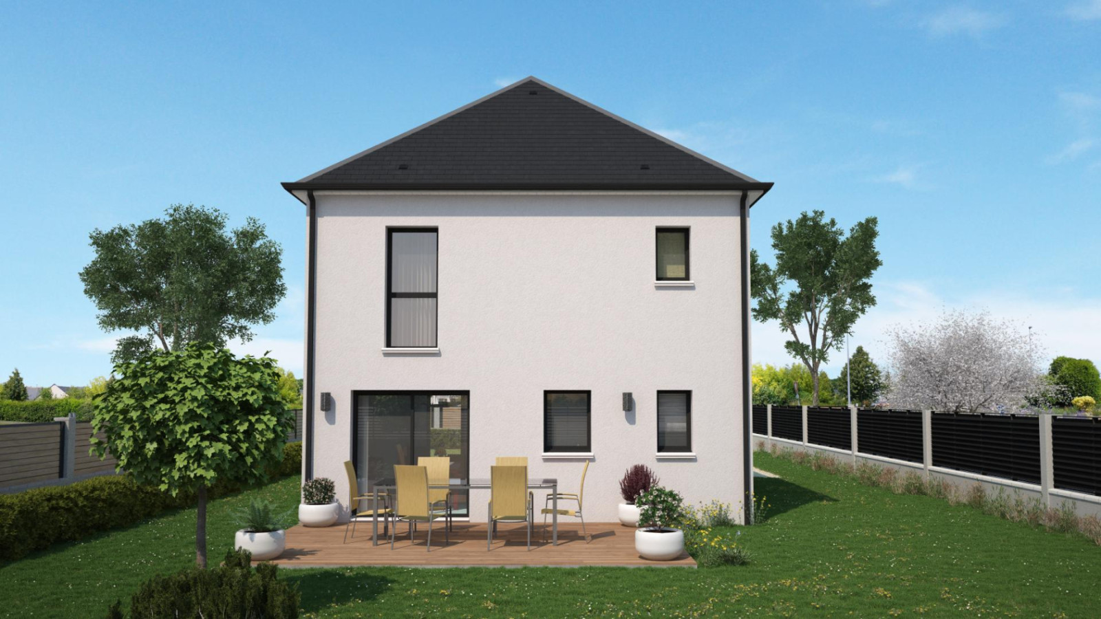Modèle BOUSSAY : Maison à étage 3 chambres avec un garage - Logis de Vendée